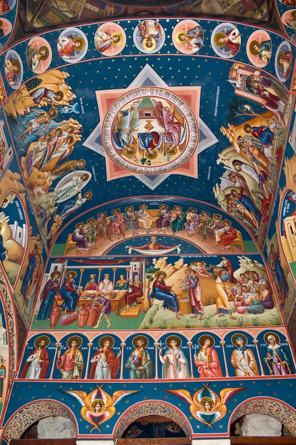 Religious painting VI stock photo. Image of arts, colors - 21818700