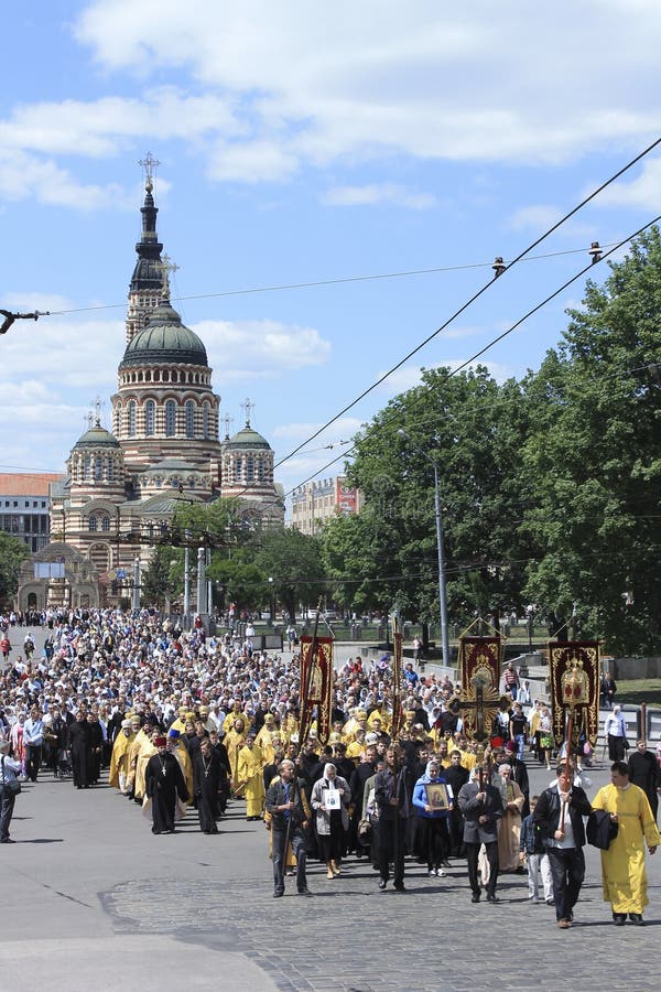 Religious Procession on the Trinity Editorial Image - Image of ...