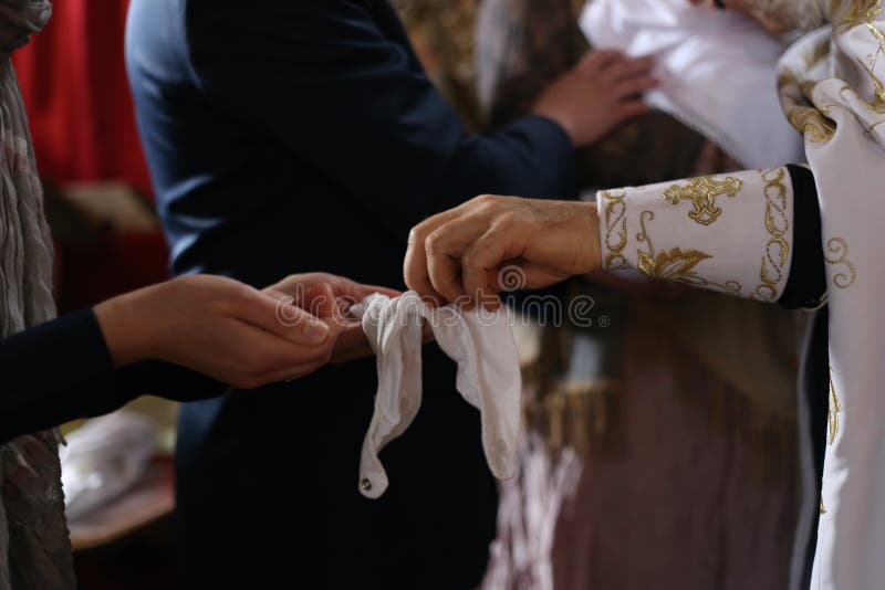 Religious Rite Inside Cathedral Signs Candle Symbols Stock Image ...
