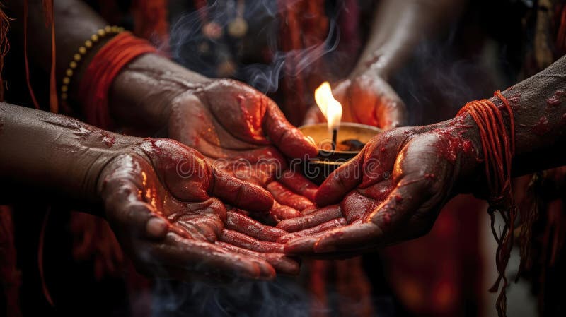 Indigenous Religious Ritual Stock Image - Image of native, ancient ...