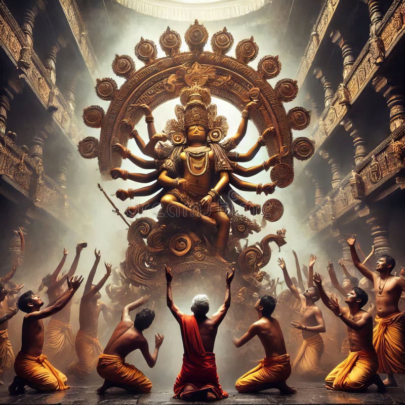 Religious Ritual Rock the Man S Movements are Based on Religious Stock ...