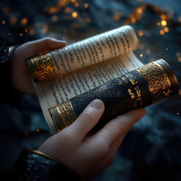 Religious Scroll, Torah Representing Central Religious Document of ...