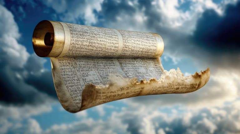 Religious Scroll, Torah Representing Central Religious Document of ...