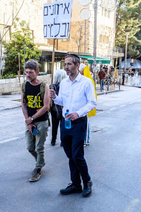 Religious and Secular Together: Protest on Gaza Street, Jerusalem ...