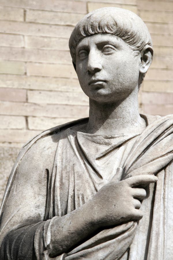 Religious Statue in Rome, Italy. Stock Image - Image of sculptures ...