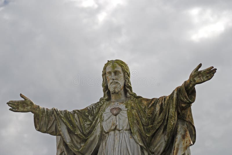 Religious statue from Rome stock image. Image of italy - 8803767