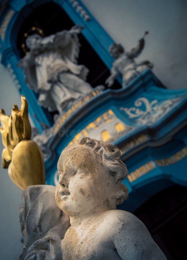 Religious statue Austria editorial photo. Image of statue - 85293486