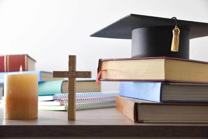 Religious Studies with a Table with Educational Materials Front View ...