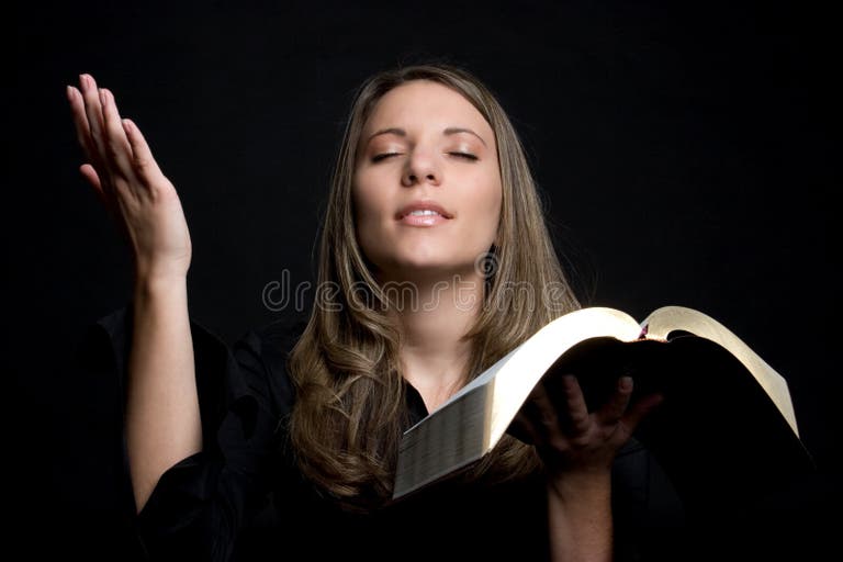 Religious Woman stock image. Image of lifted, spiritual - 8551053