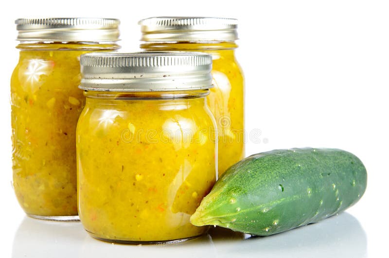 Relish stock photo. Image of home, condiment, white, cucumbers - 21556854