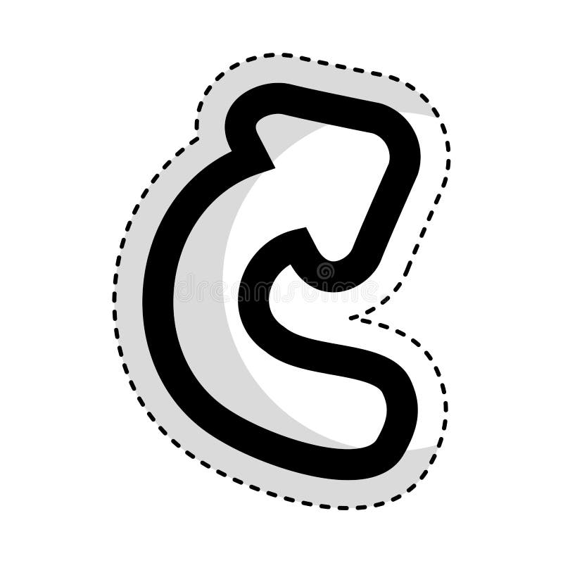 Reload arrow isolated icon stock vector. Illustration of element - 90847577