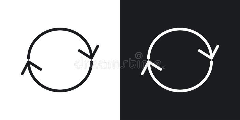 Reload button icon stock vector. Illustration of reload - 341313693