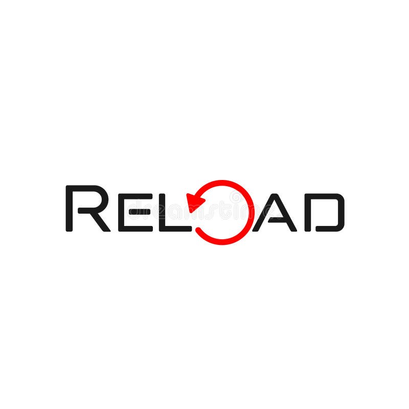 Reload Flat Icon. Simple Web Sign of Reload Page Stock Vector ...