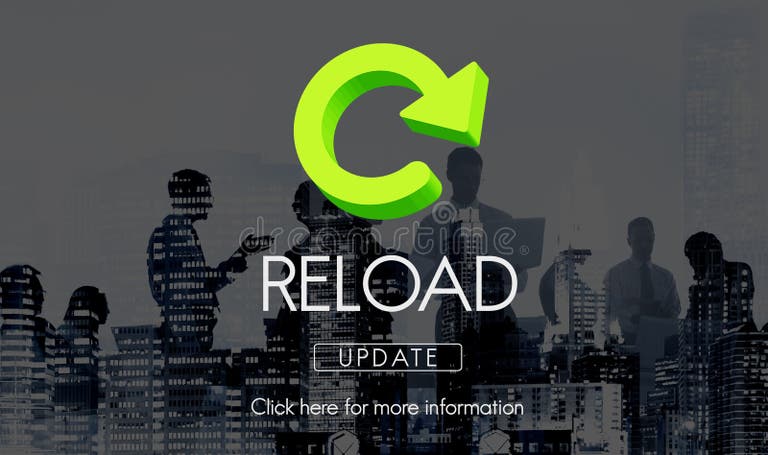 Reload Functionality Destruction Refresh Concept Stock Photo - Image of ...