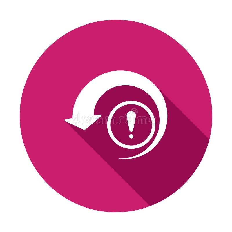 Reload Icon, Arrows Icon with Exclamation Mark. Reload Icon and Alert ...