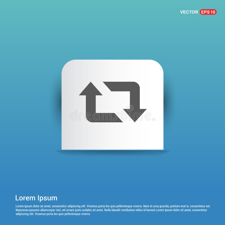 Reload Icon Blue Sticker Stock Illustrations – 90 Reload Icon Blue ...