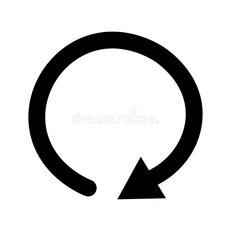 Reload Icon. Computer Button. Repeat Sign. Arrow Symbol. Restart ...