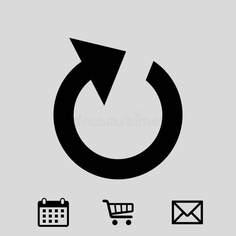 Reload Icon Stock Vector Illustration Flat Design Stock Vector ...