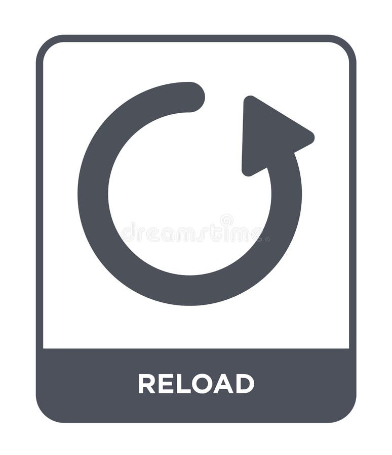 Reload Icon in Trendy Design Style. Reload Icon Isolated on White ... Reload Icon in Trendy Design Style. Reload Icon Isolated on White ...
