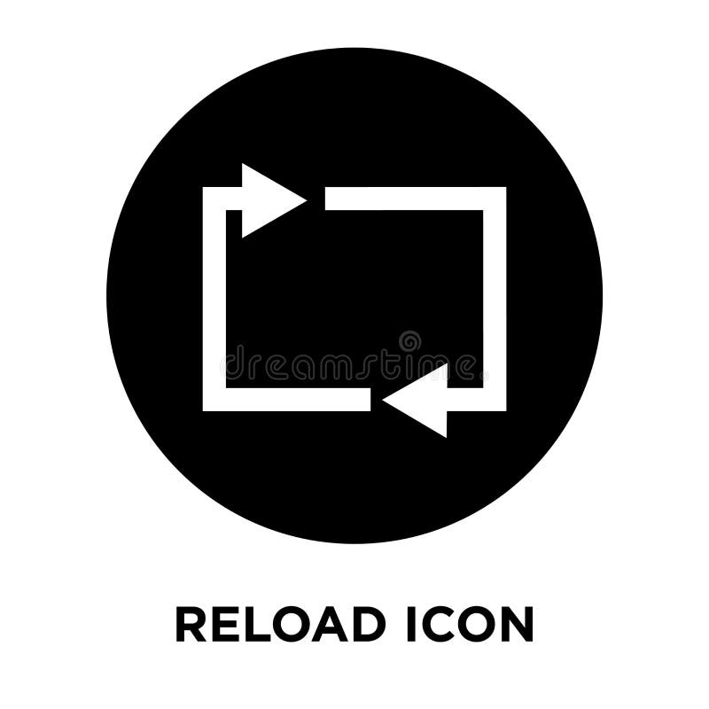 Reload Icon Vector Isolated on White Background, Logo Concept of Stock ...