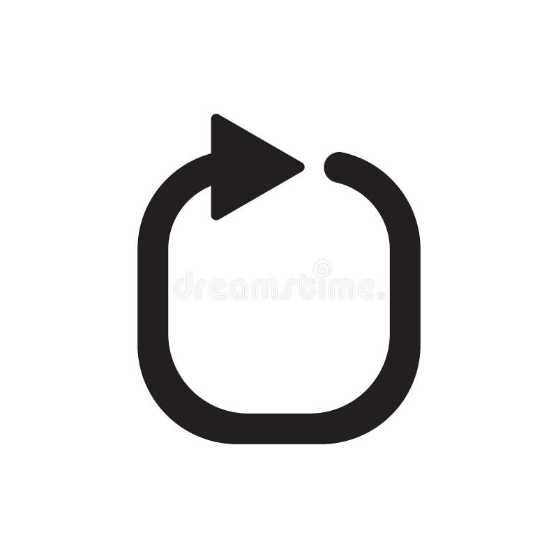 Reload icon vector stock vector. Illustration of synchronize - 305740812