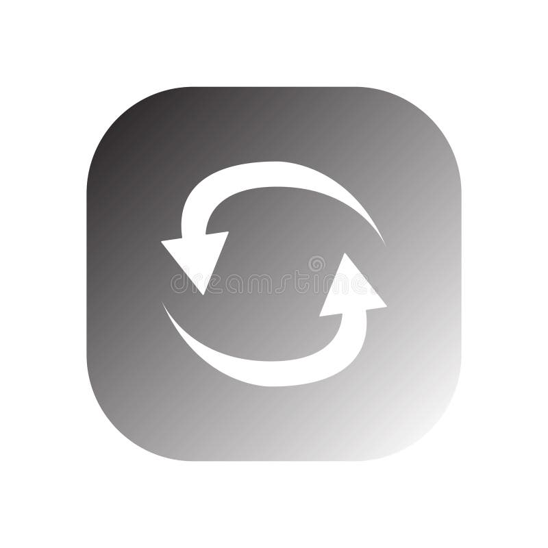 Reload icon vector stock vector. Illustration of cycle - 305740963