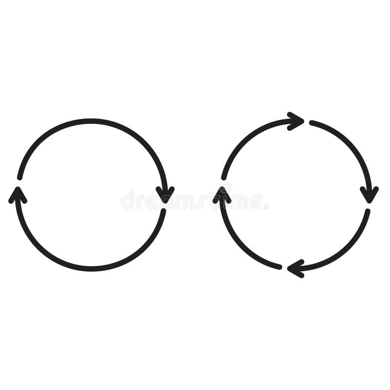 Reload Icon Vector Set. Reset Illustration Sign Collection. Update ...