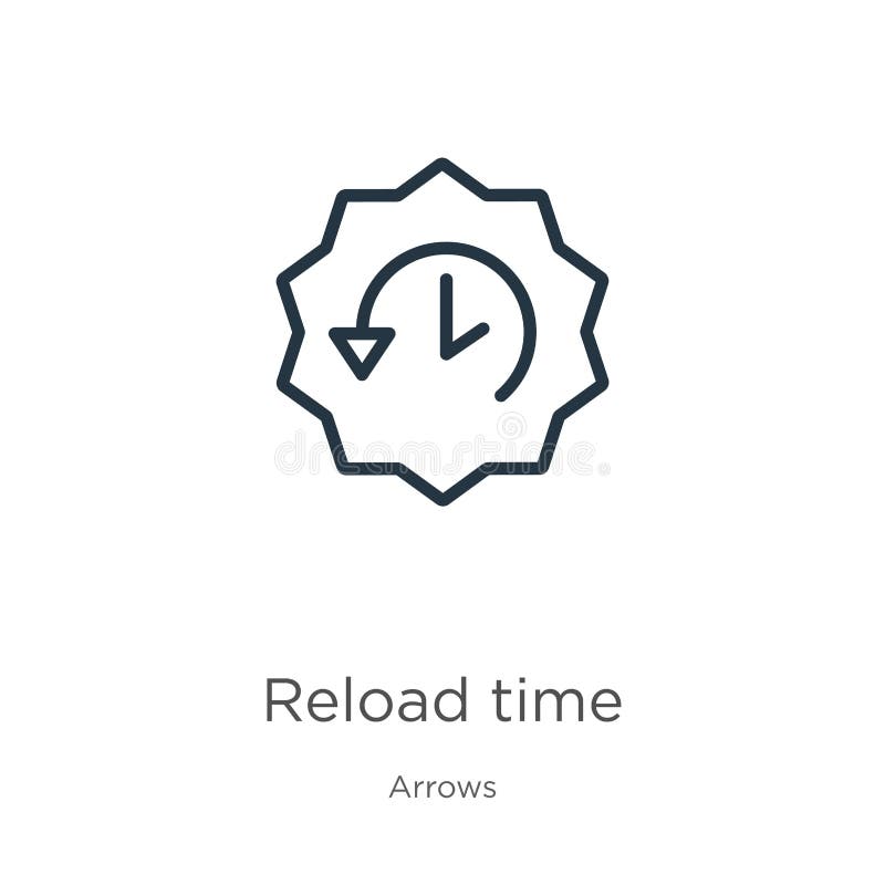 Rewind Time Icon Vector. Trendy Flat Rewind Time Icon from General ...