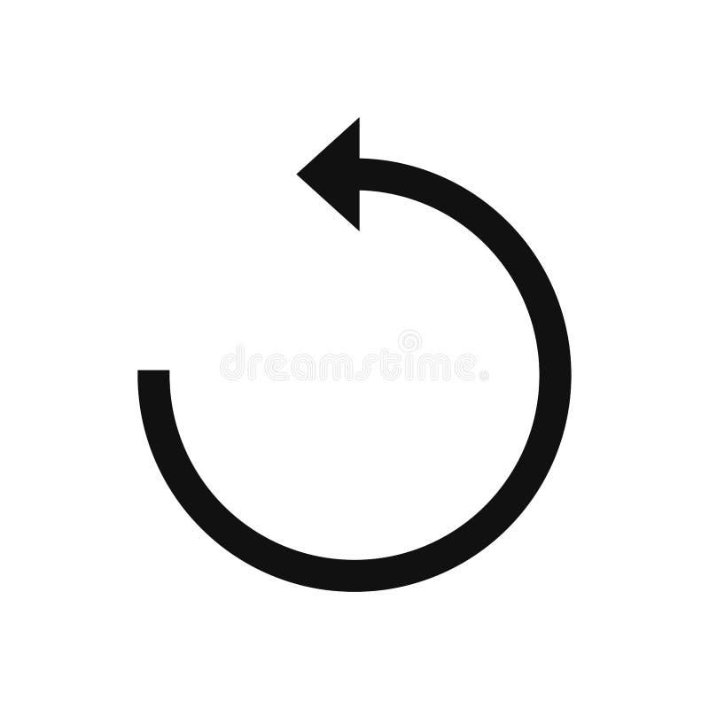 Reload Vector Icon in Modern Design Style for Web Site and Mobile App ...