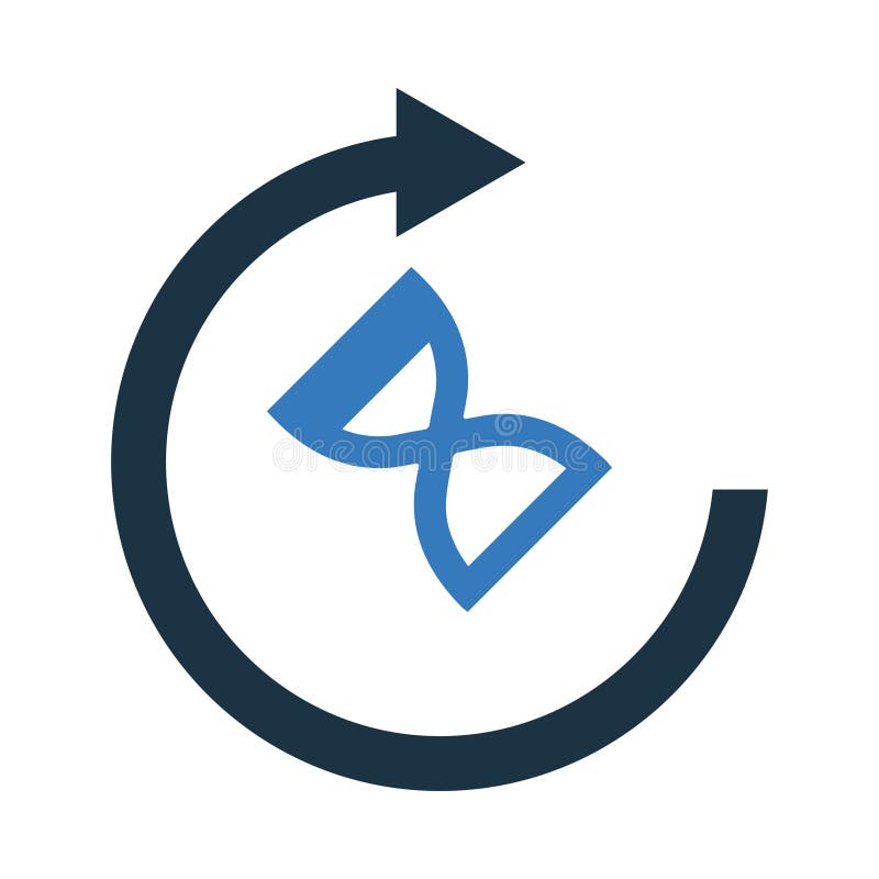 Reloading, Glasshour, Reloading Glass Hour Icon Stock Vector ...