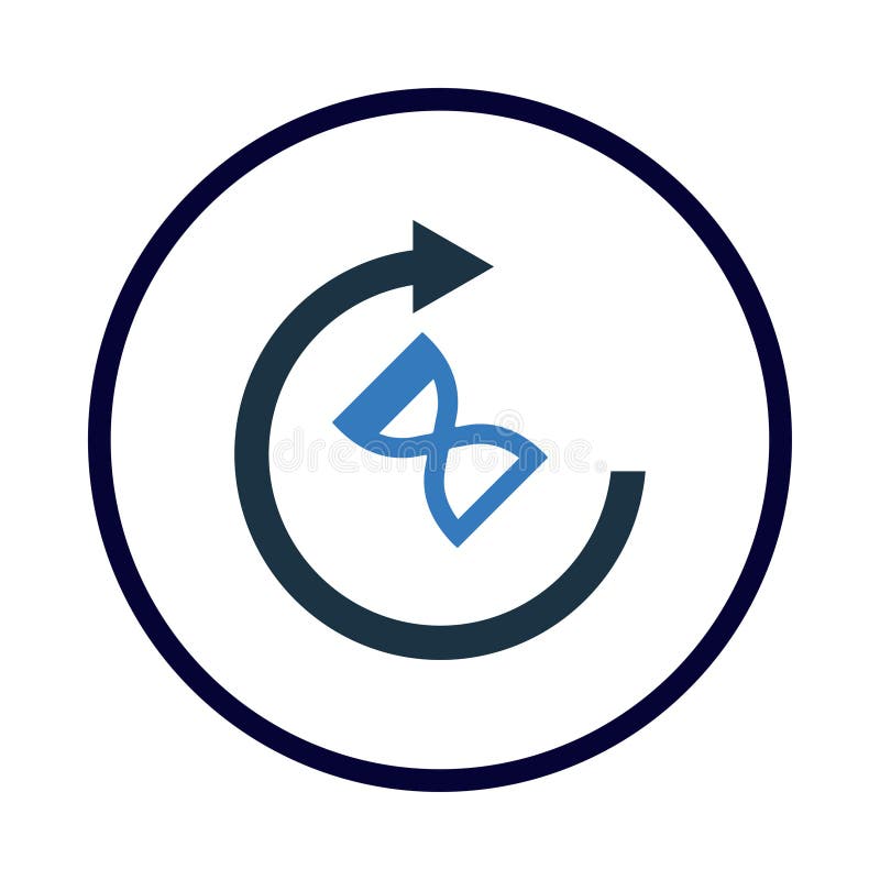 Reloading, Glasshour, Reloading Glass Hour Icon Stock Vector ...