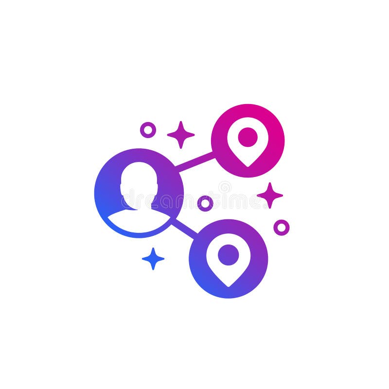 Relocate, Relocation Icon on White Stock Vector - Illustration of ...