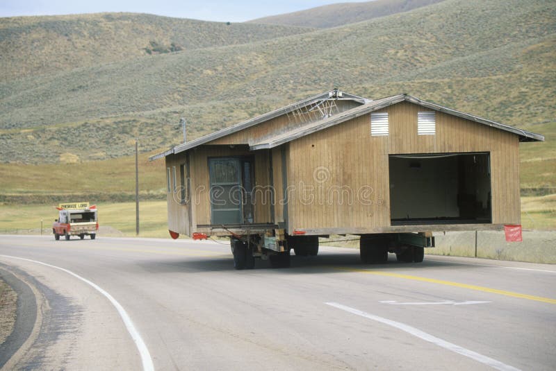 Relocated House on Highway, Editorial Photo - Image of road, transport ...