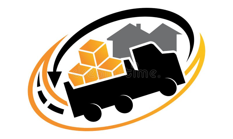 Relocation Service Logo stock vector. Illustration of property - 86708125