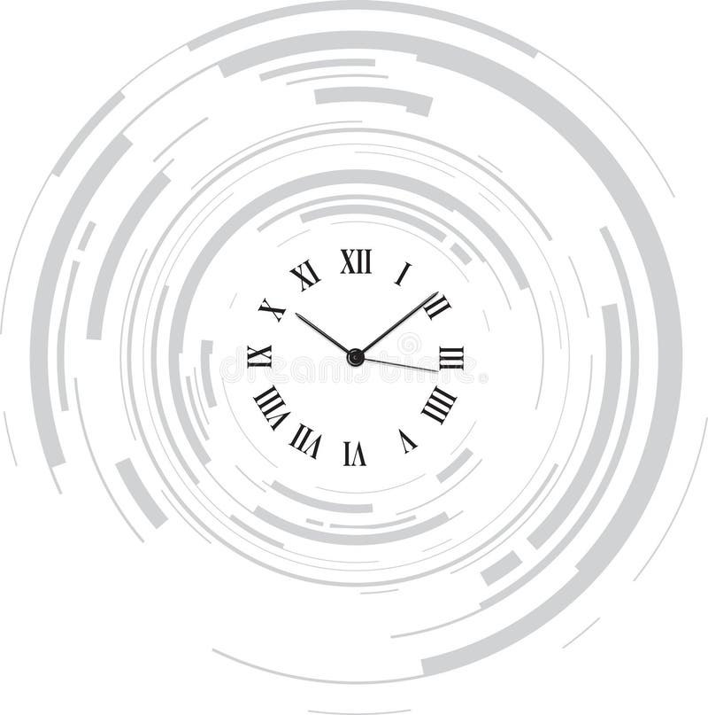 Fondo Abstracto De La Máquina Del Reloj Ilustración del Vector ...