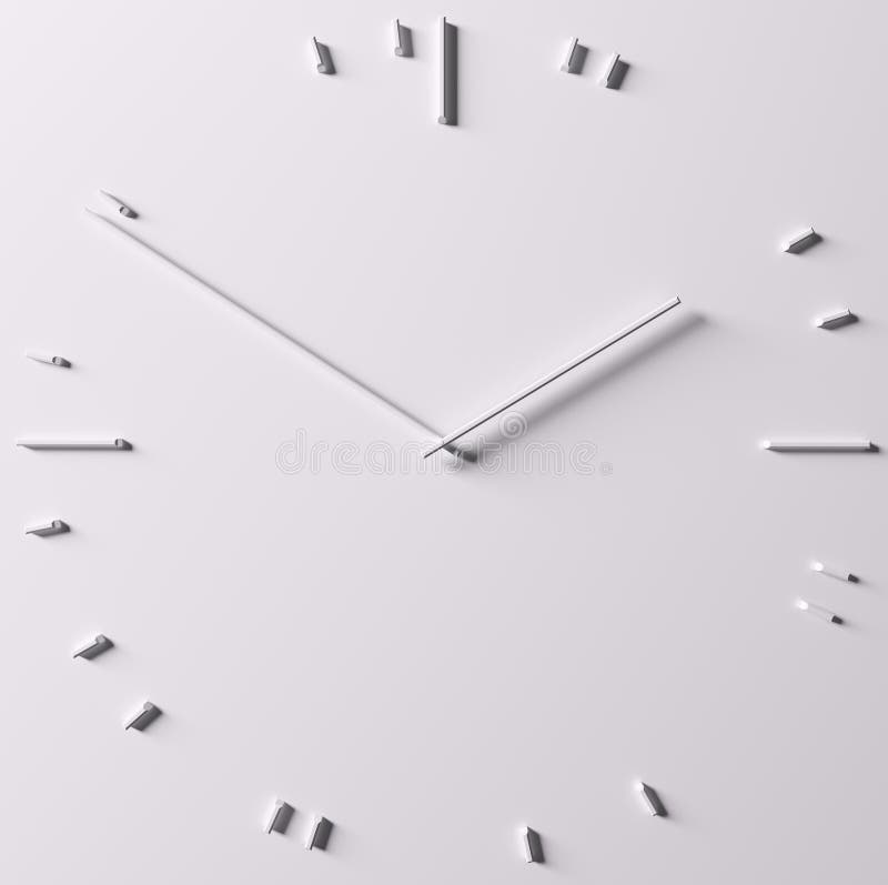 Reloj abstracto stock de ilustración. Ilustración de blanco - 35344701