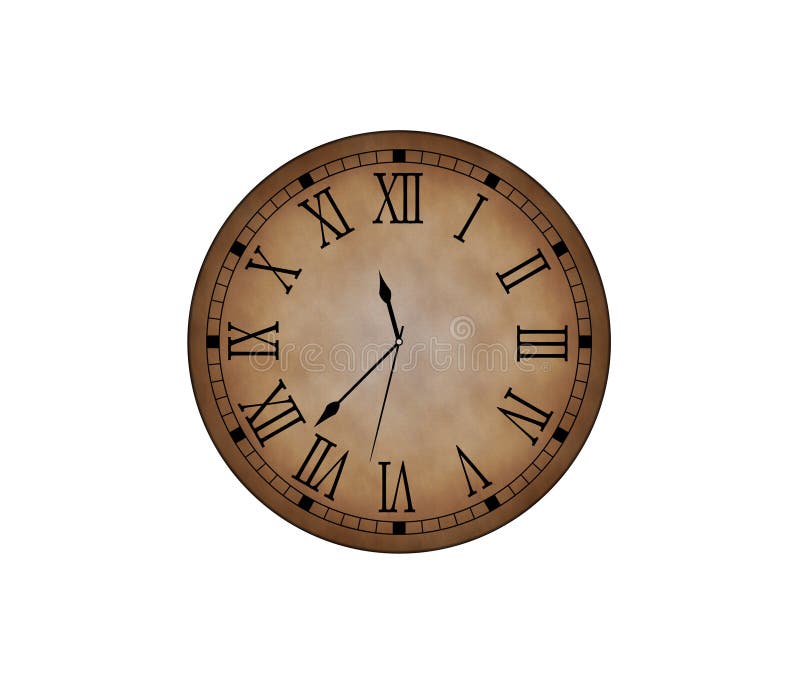 Reloj clásico imagen de archivo. Imagen de aislado, épocas - 4164367