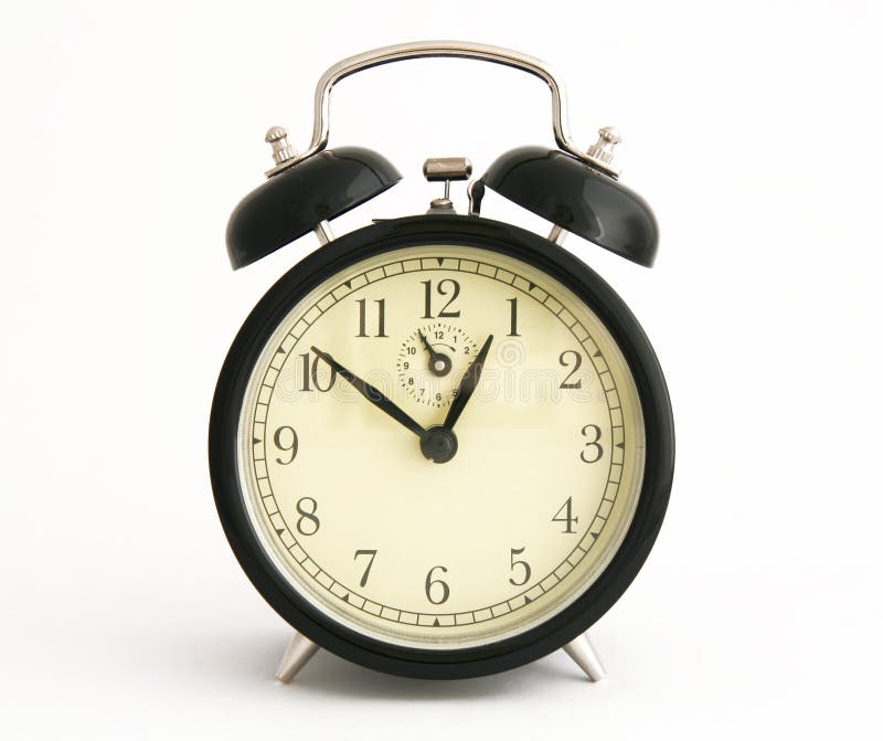 Reloj de alarma foto de archivo. Imagen de alarma, recordatorio - 1289104