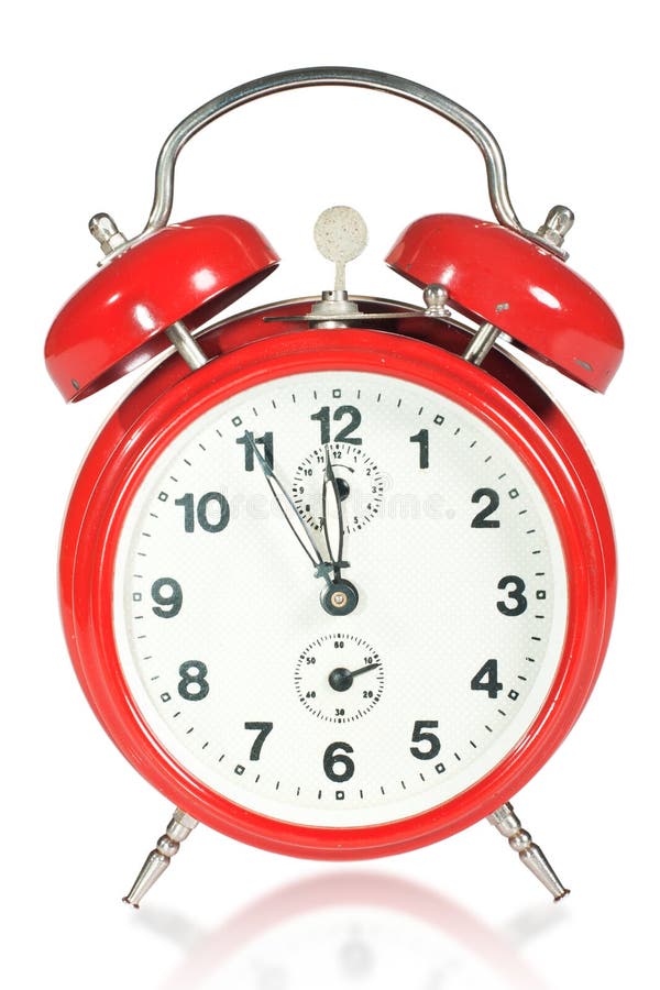 Reloj de alarma imagen de archivo. Imagen de despertar - 18595587