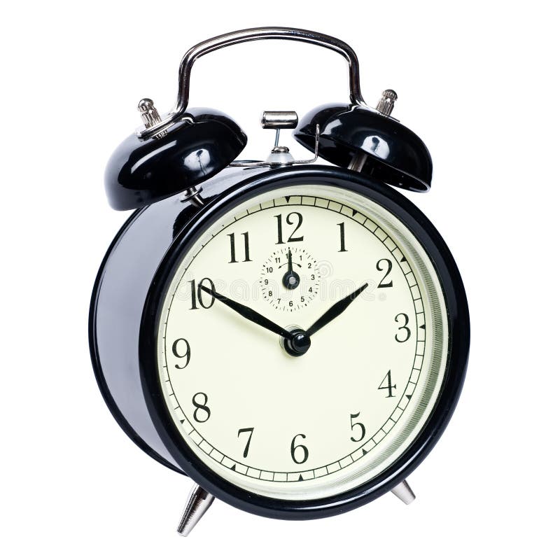 Horas un reloj de alarma foto de archivo. Imagen de tarde - 13624844