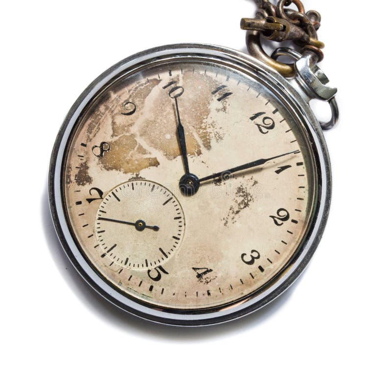 Reloj de bolsillo viejo foto de archivo. Imagen de cuarzo - 28265480