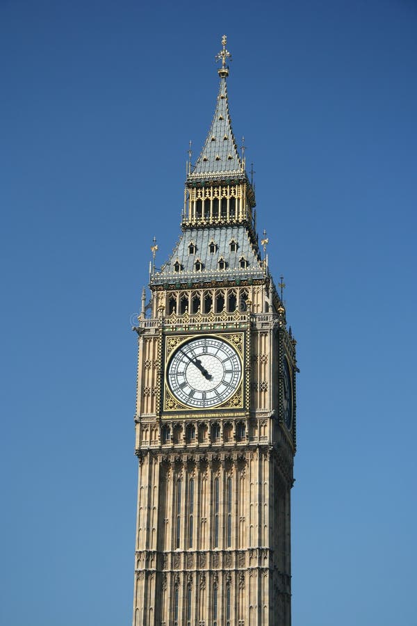 Reloj De La Torre De Londres Ben Grande Foto de archivo - Imagen de ...
