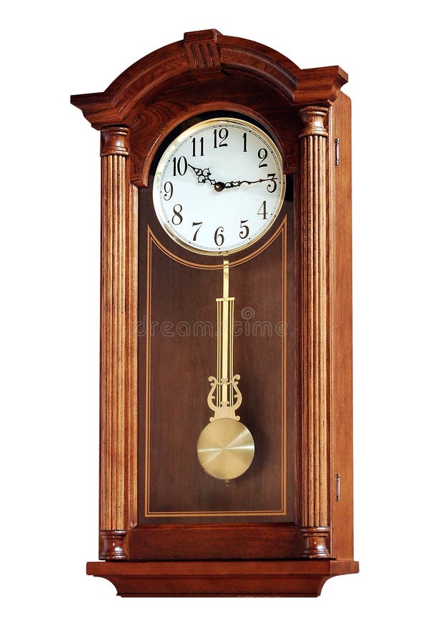 Reloj de péndulo imagen de archivo. Imagen de temprano - 1805363