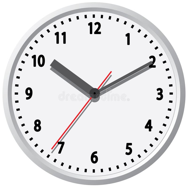 Reloj De Pared. Ejemplo Del Vector. Ilustración del Vector ...