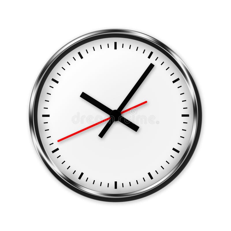 Reloj de pared sin números stock de ilustración. Ilustración de hora ...