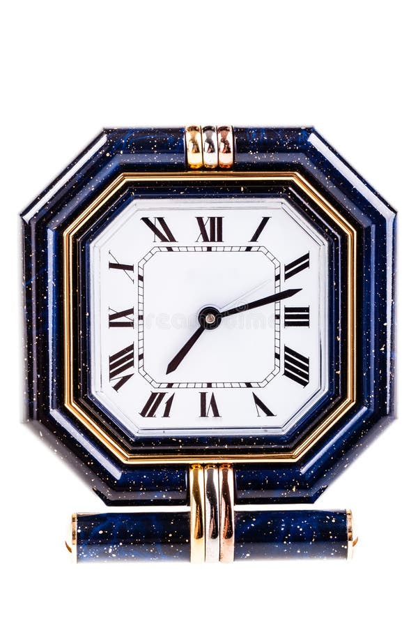 Reloj de tabla imagen de archivo. Imagen de antiguo, plata - 42691369