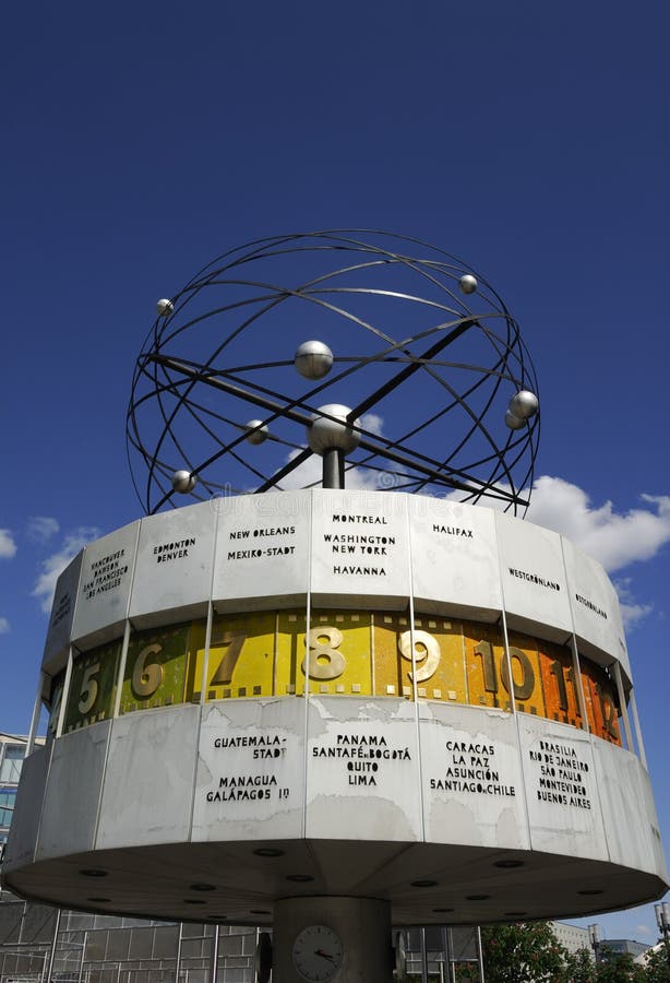 Reloj de tiempo del mundo fotografía editorial. Imagen de reloj - 12315322