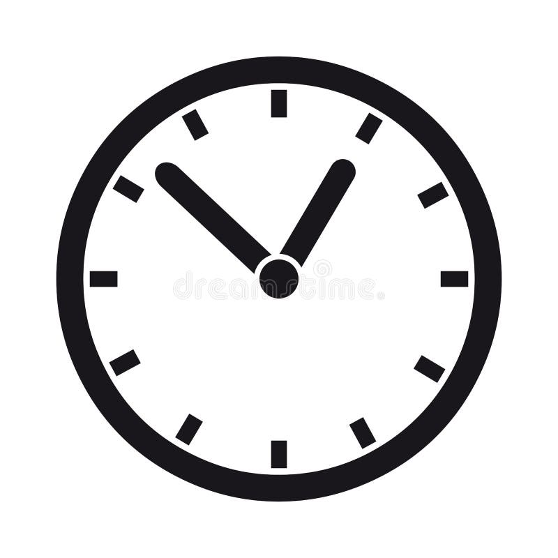 Reloj - Icono Editable Del Vector Ilustración del Vector - Ilustración ...
