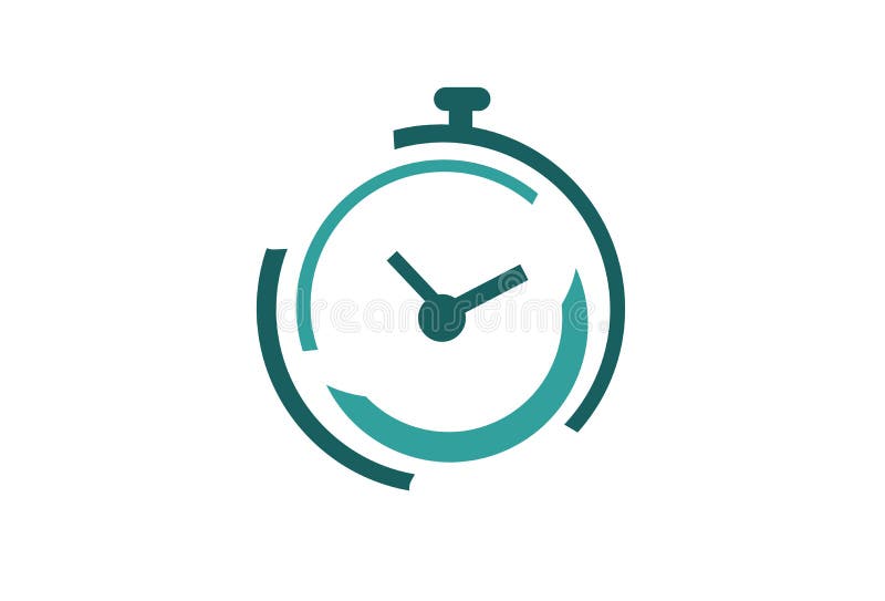 Reloj Logo Design Symbol Concept Ilustración del Vector - Ilustración ...