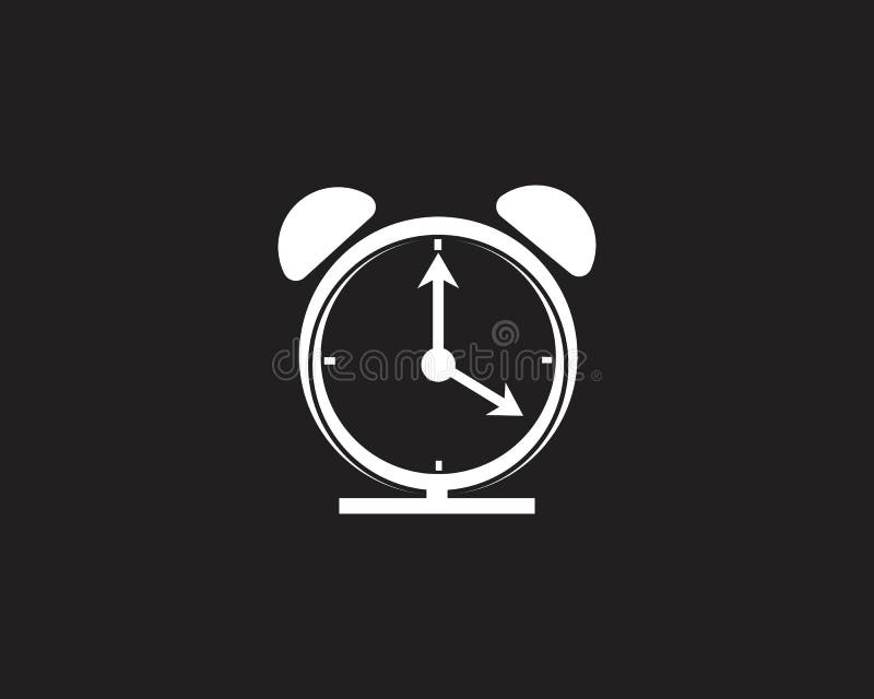 Reloj Reloj Reloj Logo Vector Plantilla Ilustración del Vector ...